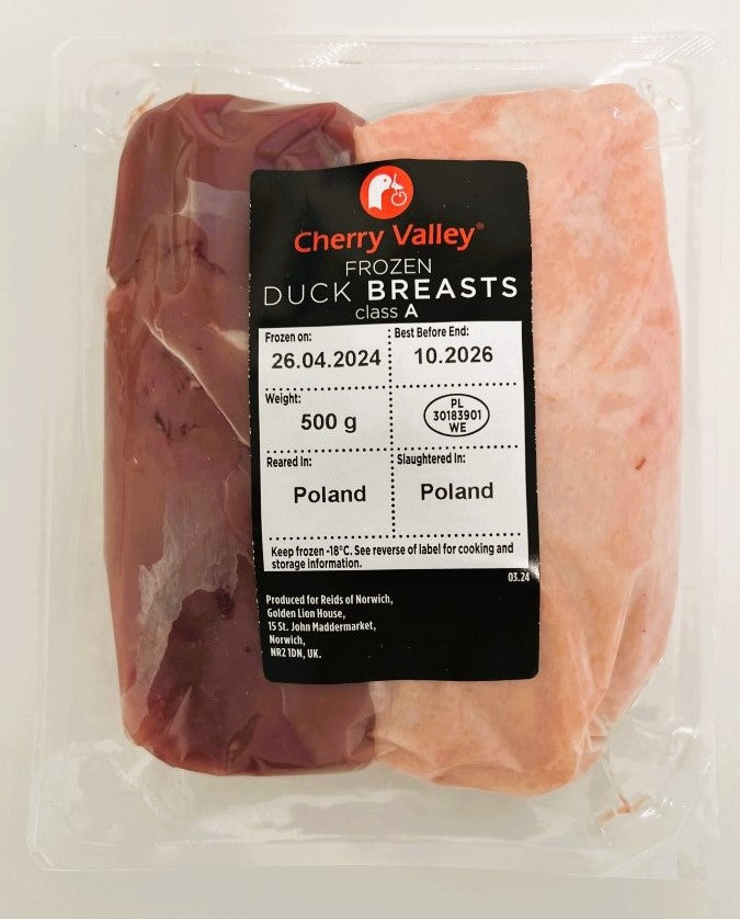 Duck Fillets packed in 2's Frozen bulk – Failte Foods