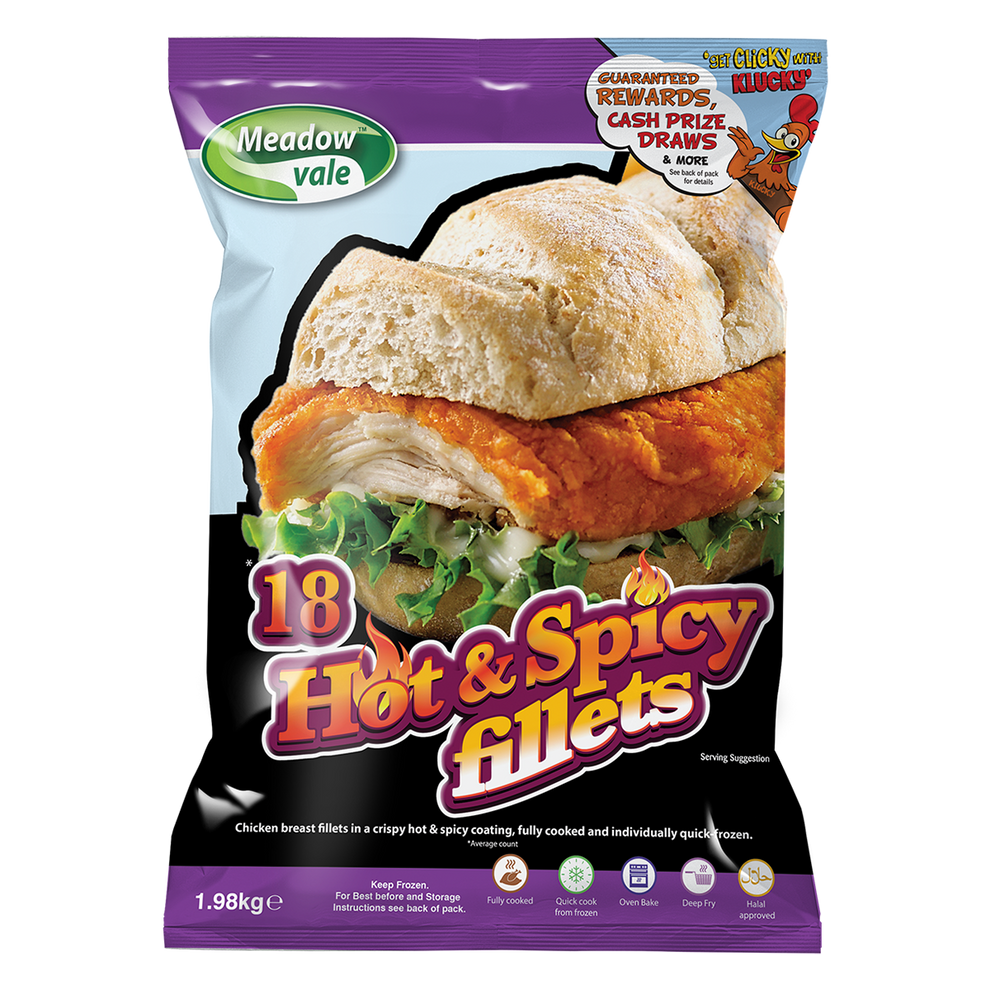 Hot n Spicy Coated Chicken Fillets – Failte Foods